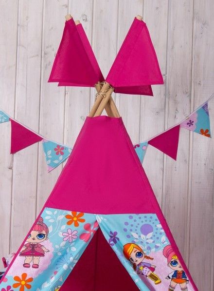 Casuta PlayPark WigWam Standart 120 * 120 cm "Păpuși LOL" cumpără la ...